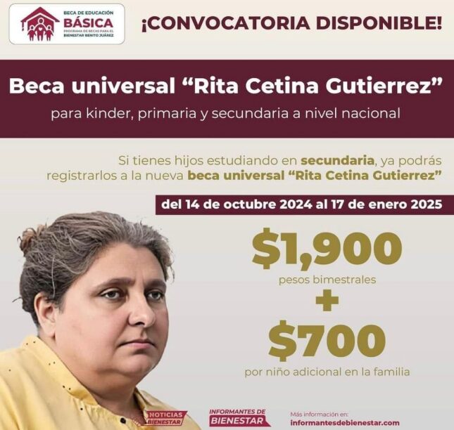 La SEP presenta la beca "Rita Cetina Gutiérrez" para estudiantes de ...